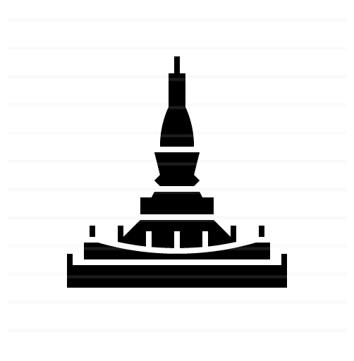 Pha That Luang Buddhist Stupa – Vientiane, Laos | Landicons